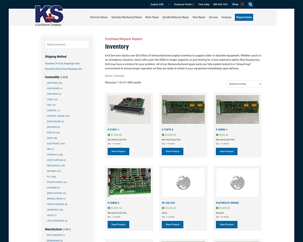 K+S Services - Portfolio | Momentum