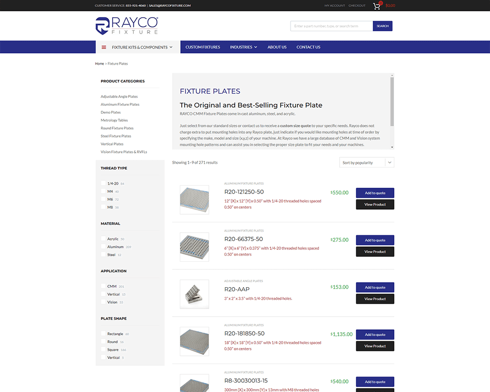 Rayco Fixture - Portfolio | Momentum