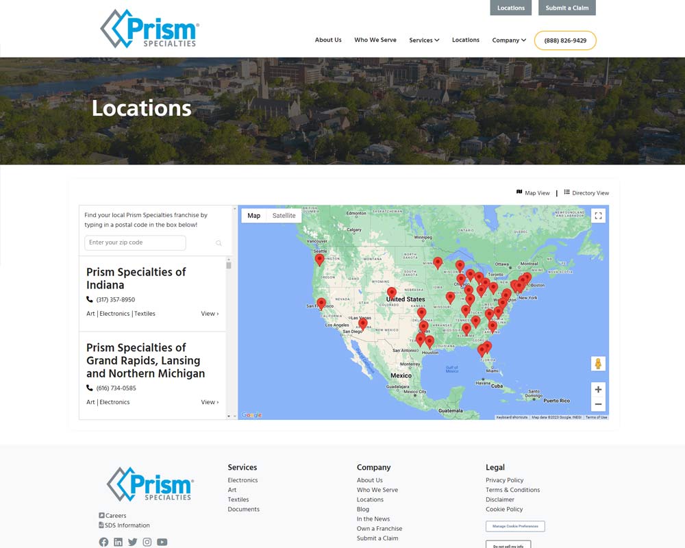 Prism Specialties - Portfolio | Momentum