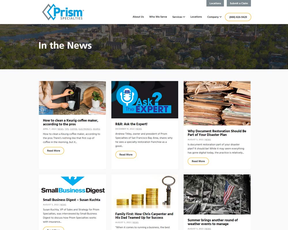 Prism Specialities - Case Study | Momentum